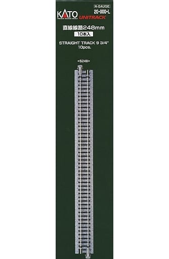 Railway model 1/150 Straight Line 248 mm (10 Pieces) [20-000-L] | Toy ...