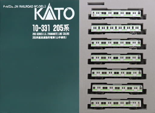 Railway model [Damaged Goods] 1/150 Series 205 DC commuter train Yamanote Line Color 7-car set ...