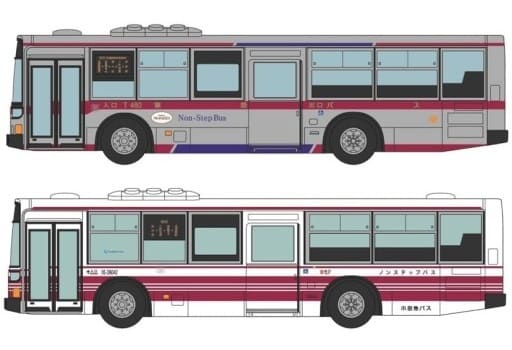 1/150 Joint operation series (1) Shibu Route 24 Tokyu Bus / Odakyu Bus Set of 2 "The Bus ...
