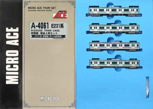 [Box missing] 1/150 e Series 231 Joban Line Additional 4 Car Set [A4061] | Toy Hobby | Suruga-ya.com