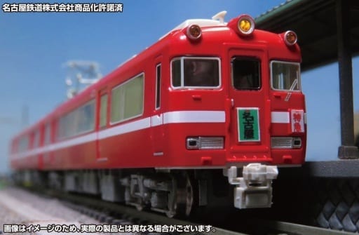 1/150 Meitetsu 7700 series Shiroobi-guruma 1990 (with gable side ...