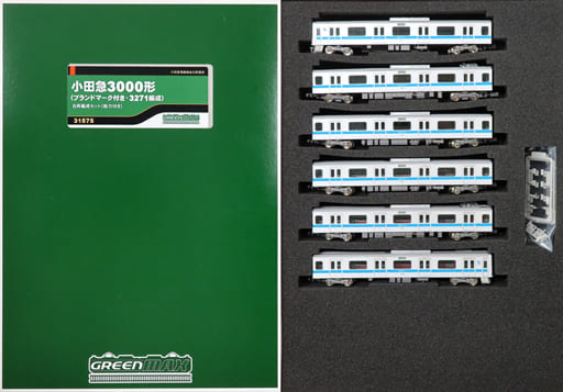 Railway model [Box damaged] 1/150 Odakyu 3000 Model with Brand Mark / 3271 Train 6-car Set With ...