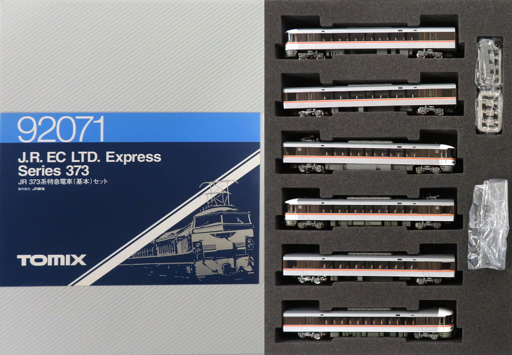 [Damaged / Wrong contents / Missing box] 1/150 JR 373 series limited express train 6-car set ...