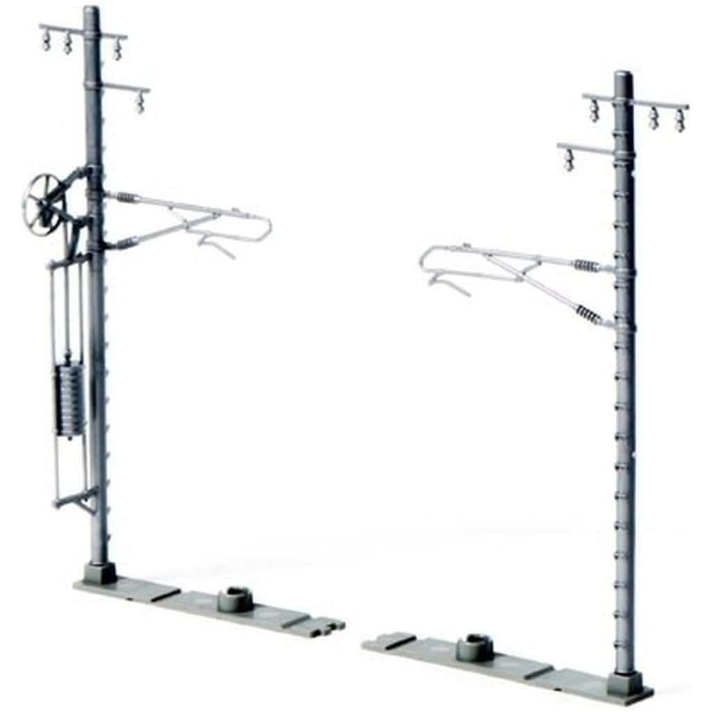 1/150 Single-Wire Wide Overhead Wire Pole (Ash, 20 Pieces) [23-066-1 ...