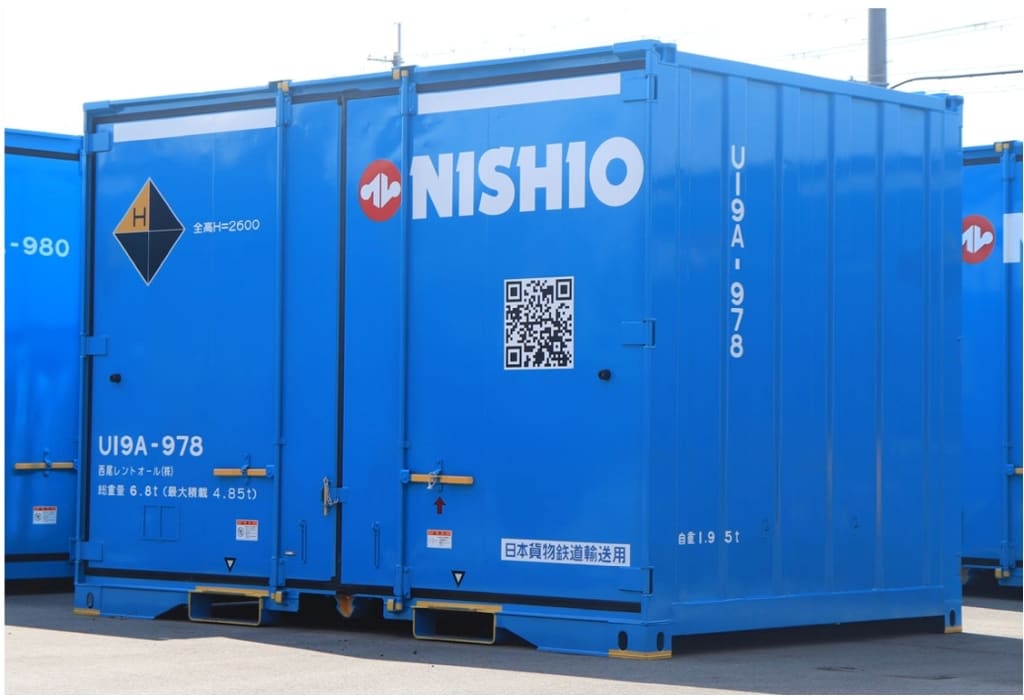 HO Gauge 1 / 80U19A Type Container (Nishio Rent All, 3 Pieces) [HO-3150 ...