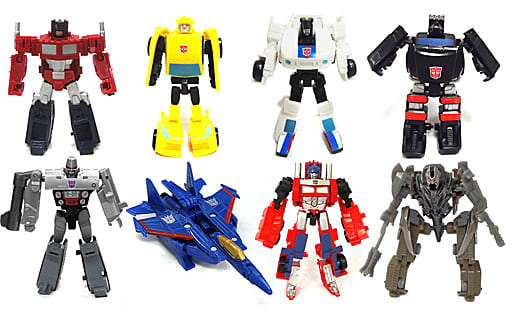 Trading figure 8 types set "TRANSFORMERS Chronicle EZ Collection 01 ...