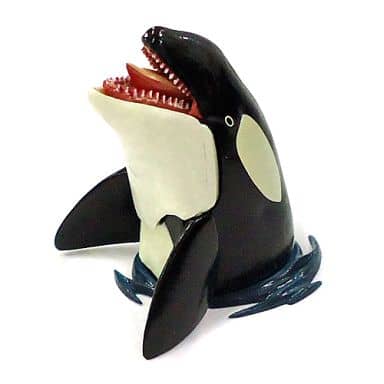 Trading figure Killer whale (opening) "Capsule Q Museum Japanese animal ...