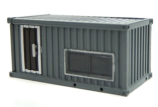 Container House (Grey) 「 Free to assemble! Made by Die Cast! Container ...