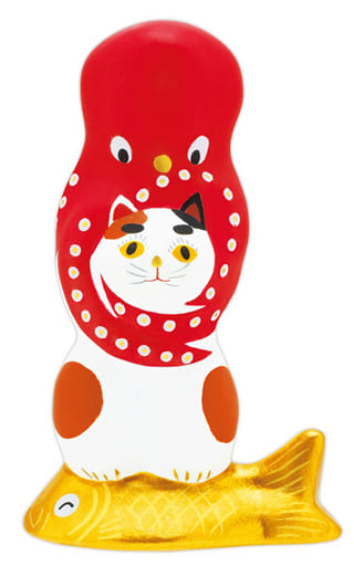 Sea Bream Riding Cat and Octopus (Sanke)' Sagara Doll Cat and Octopus ...