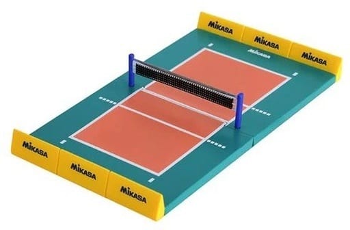 2. "Mikasa Miniature Collection," an assembly style volleyball court ...