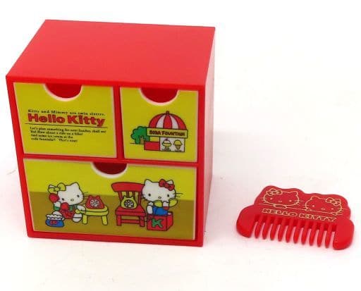 Hello Kitty Mini Chest & Mini Comb "Sanrio Character Connector's Mini ...