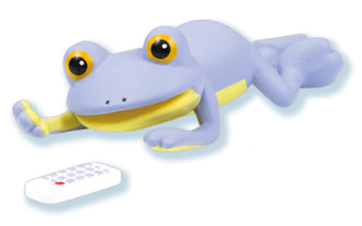 Trading figure Purple Frog and Remote Control "Frog Mascot Figure with ...