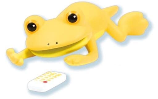 Trading figure A Yellow Frog and a Remote Control "Frog Mascot Figure ...