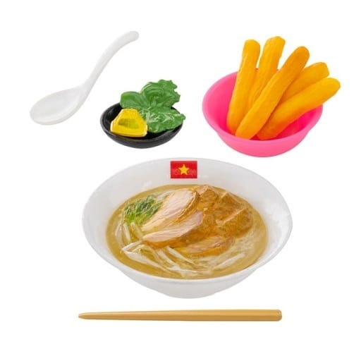 Pho (with Deep-fried Bread and condiments) "Vietnamese Miniature ...