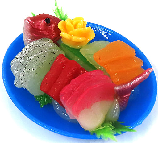 Super Deluxe assorted sashimi Mascot 5 Kinds of Large Plates with Sea ...