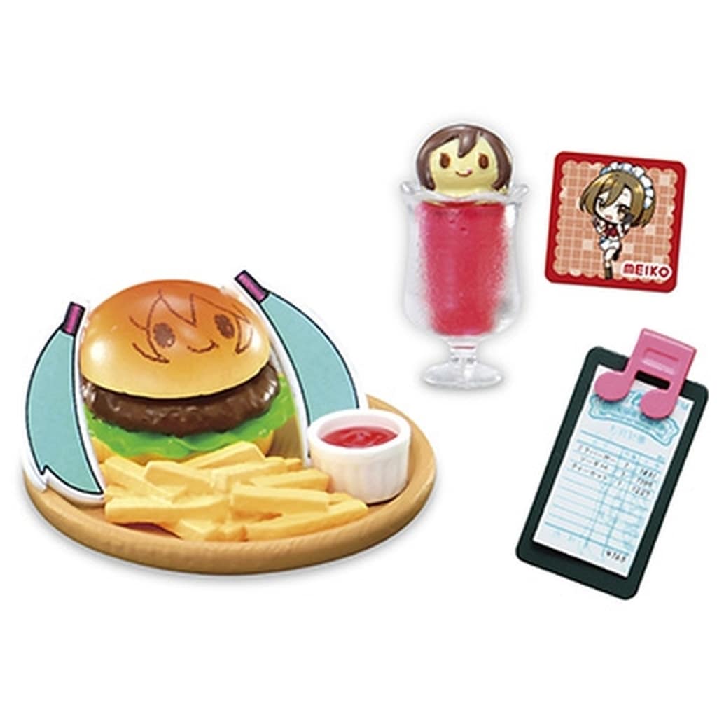 6. Satisfying! Hamburger Plate "[Hatsune Miku Series] Miku's Cafe ...