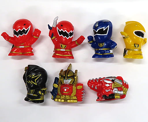 Set of 7 "Bakuryu Sentai Abaranger Sofvi Collection" | Toy Hobby ...