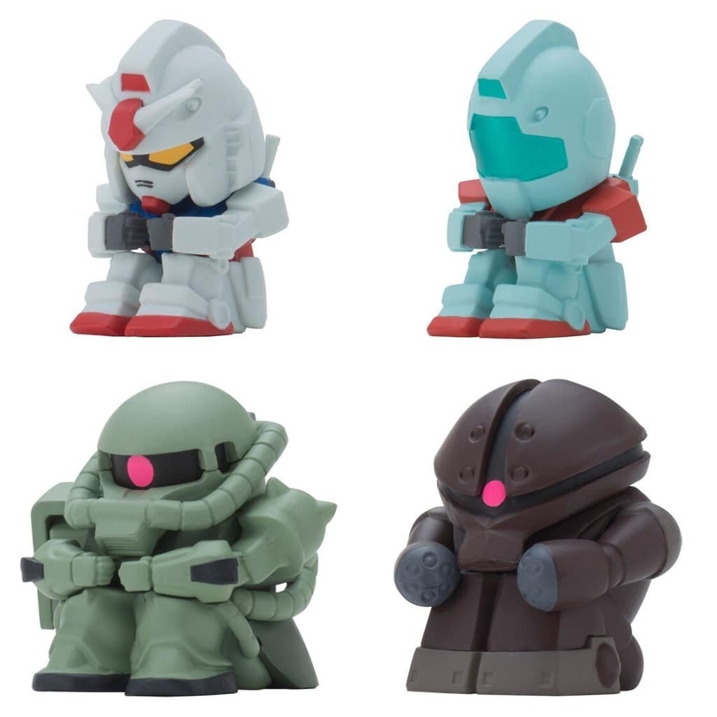 4-Type Set "Machiboke MOBILE SUIT GUNDAM Case" | Toy Hobby | Suruga-ya.com