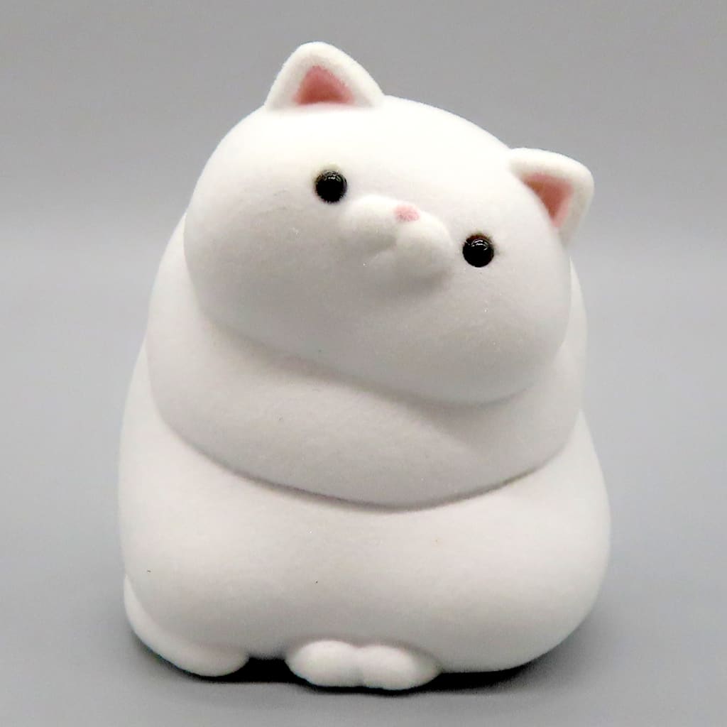 Sitting Pose White "Pochappocha Cat-sama Flocky Figurine Third" | Toy ...
