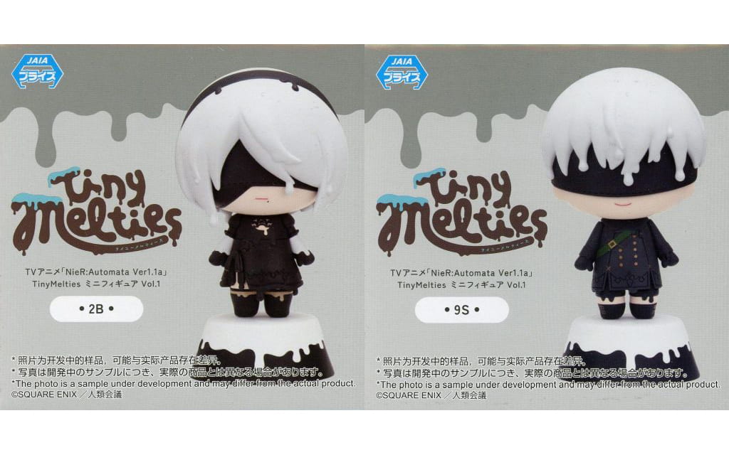 2 Types Set "NieR : AutomatA Ver1.1a Tiny Melties Mini Figure Vol. 1 ...