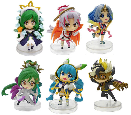 Trading figure Set of 6 Kinds 「 Monster Strike Petit Figure Collection ...