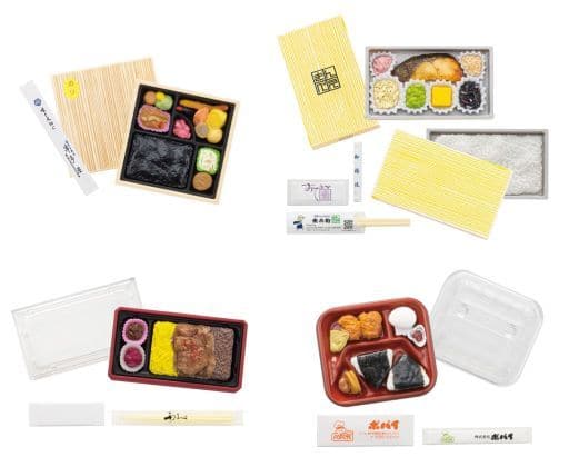 4-Type Set "Gakuya Bento Miniature Collection 2nd" | Toy Hobby | Suruga ...