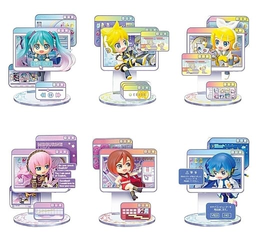 Trading figure 6-Type Set "[Hatsune Miku Series] WINDOW FIGURE ...