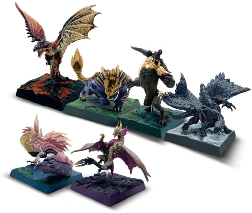 All 6 types set "Capcom Figure Builder MONSTER HUNTER Monster ...
