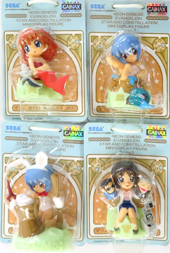 Trading figure 4-type set "NEON GENESIS EVANGELION Star and ...