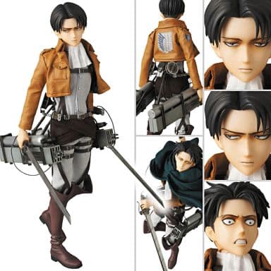 Figure RAH Levi : Captain Attack on Titan, Real Action Heroes No. 662 ...