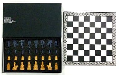 The Lewis CHESSMEN MINIATURE SET - The Lewis Island Chess-playing set ...
