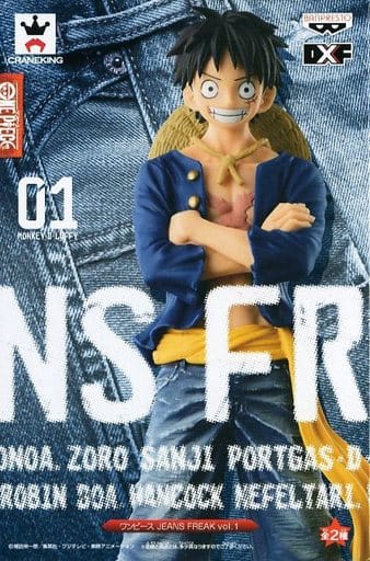 Figure Monkey D. Luffy (Blue) "ONE PIECE" JEANS FREAK vol. 1 | Toy ...
