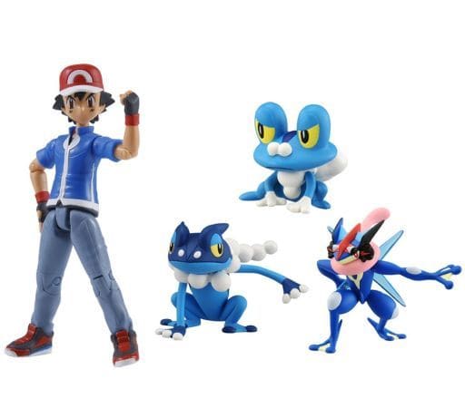 Figure Ash Ketchum Greninja 「 Pocket Monsters 」 MONSTER COLLECTION ...