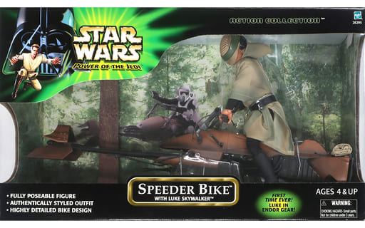 SpeedEr Bike with Luke Skywalker 「 Star Wars Power of the Jedi 」 12 "Figure | Toy Hobby | Suruga ...