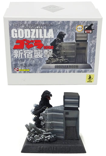 Figure Godzilla 1992 : "GODZILLA VS. MOTHRA" Resin-casted Painted Ornament Hotel Gracery ...