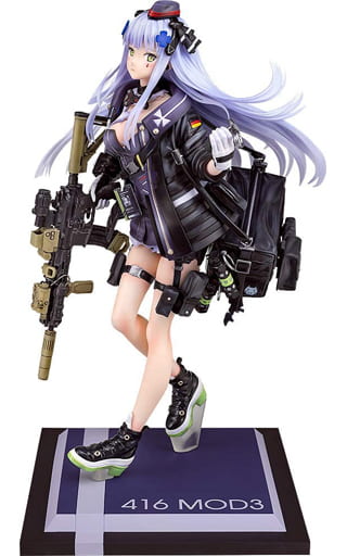416 MOD3 Heavily Damaged Ver. "Girls' Frontline" 1/7 ABS & PVC Painted ...