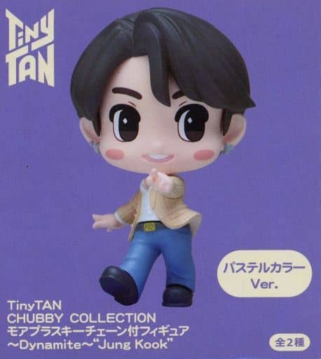 Jong Kook (BTS / BTS / pastel color) "TinyTAN" CHUBBY COLLECTION More Plus Figure with key chain ...