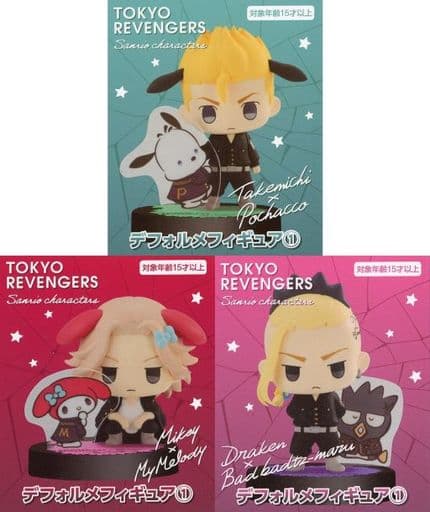 3-Type Set "Tokyo Revengers x Sanrio Character Connectors" Deformed ...