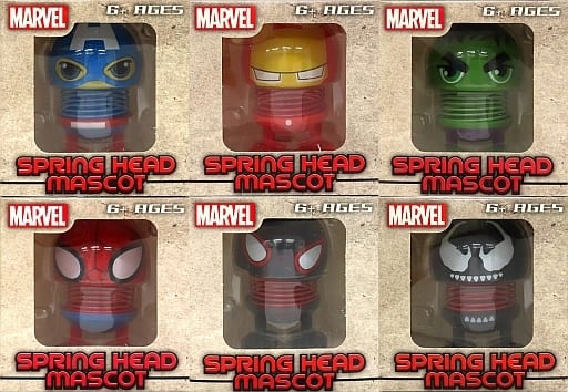 6-Type Set Boyyon Head Mascot "Marvel" | Toy Hobby | Suruga-ya.com