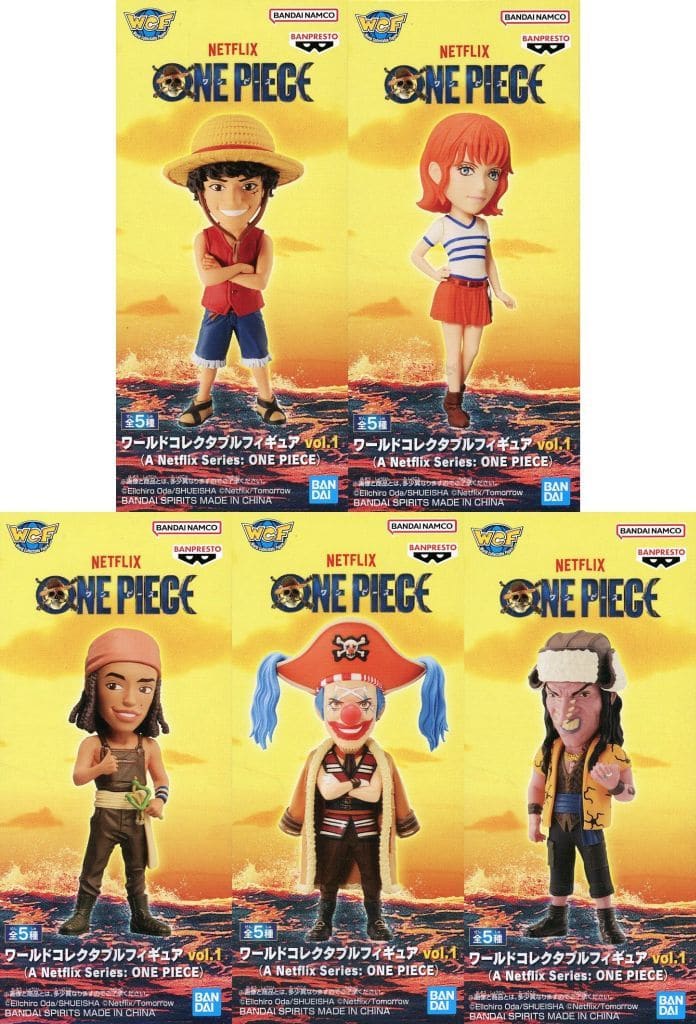 5 kinds set "ONE PIECE (Netflix)" World Collectible Figure Vol. 1 (A ...