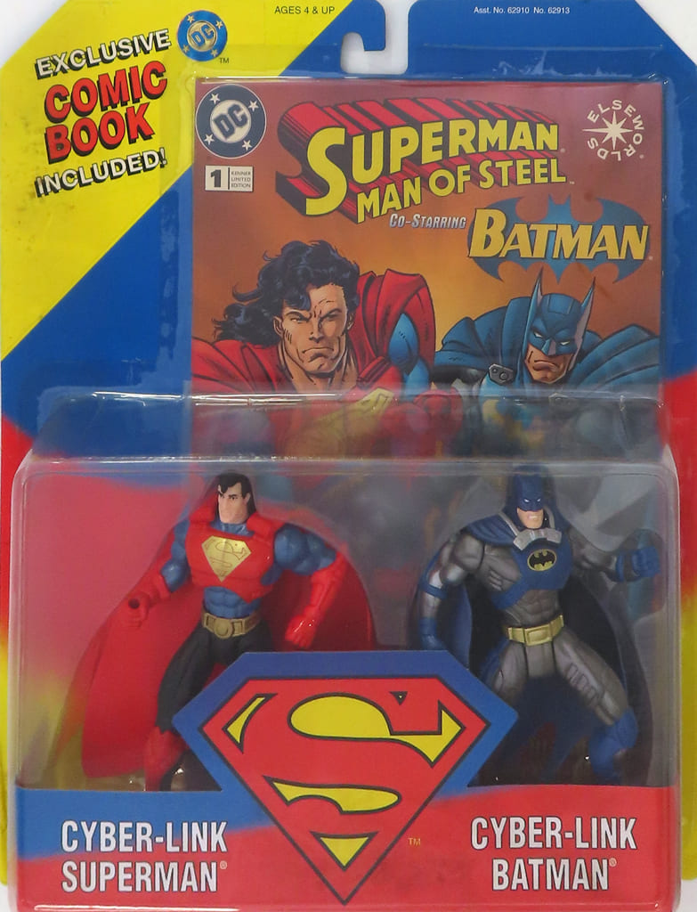 CYBER-LINK SUPERMAN & CYBER-LINK BATMAN "Superman : The Man of Steel ...