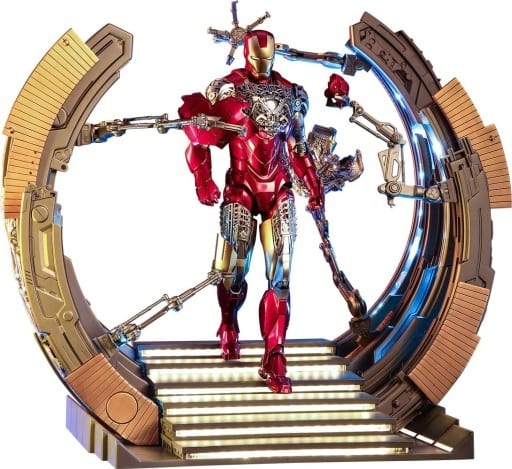 Figure Iron Man Mark 6 (2.0 edition) [with a powered suit attachment ...