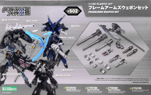 1/100 Frame Arms Weapon Set #S02 "Frame Arms" [FA024] | Toy Hobby ...