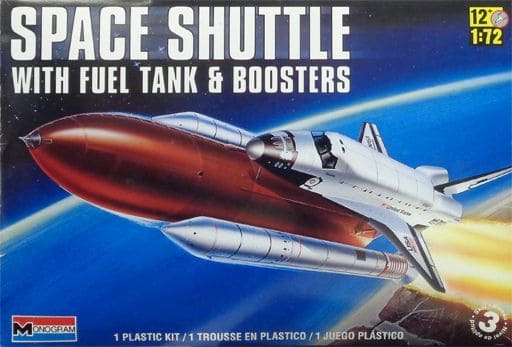 Plastic model 1/72 SPACE SHUTTLE WITH FUEL TANK & BOOSTERS [85-5089 ...