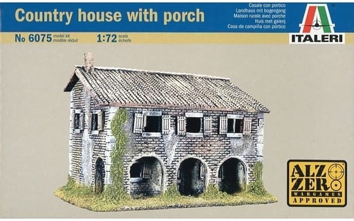 Model 1/72 Country house with porch - Country houses and entrances ...