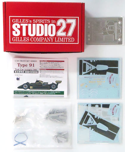 Plastic model 1/20 Type 91 Test Car Donington 1982 TRANS KITS Detail Up ...