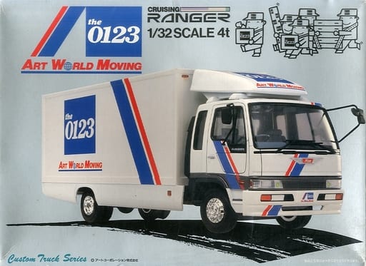 Plastic model 1/32 4t the 0123 Art World Moving Cruising Ranger "Custom ...
