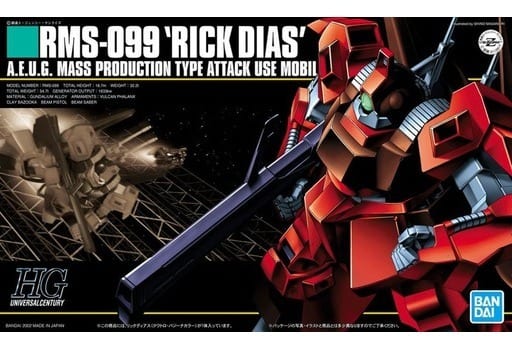 Plastic model 1/144 HGUC RMS-099 Rick Diaz (Quattro Basina of Thuringia ...