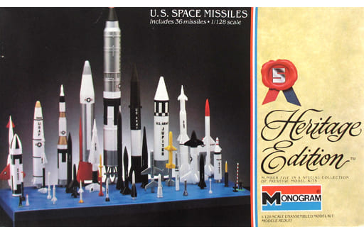 Plastic model 1/128 U.S. SPACE MISSILES Heritage Edition [6055] | Toy ...