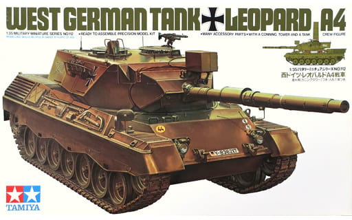 1/35 West German Leopard A4 Tank 「 Military Miniature Series No. 112 ...